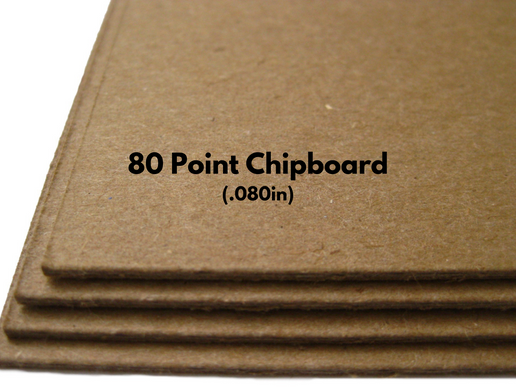 ThunderBolt Paper Brown Chipboard 80 Point Thick